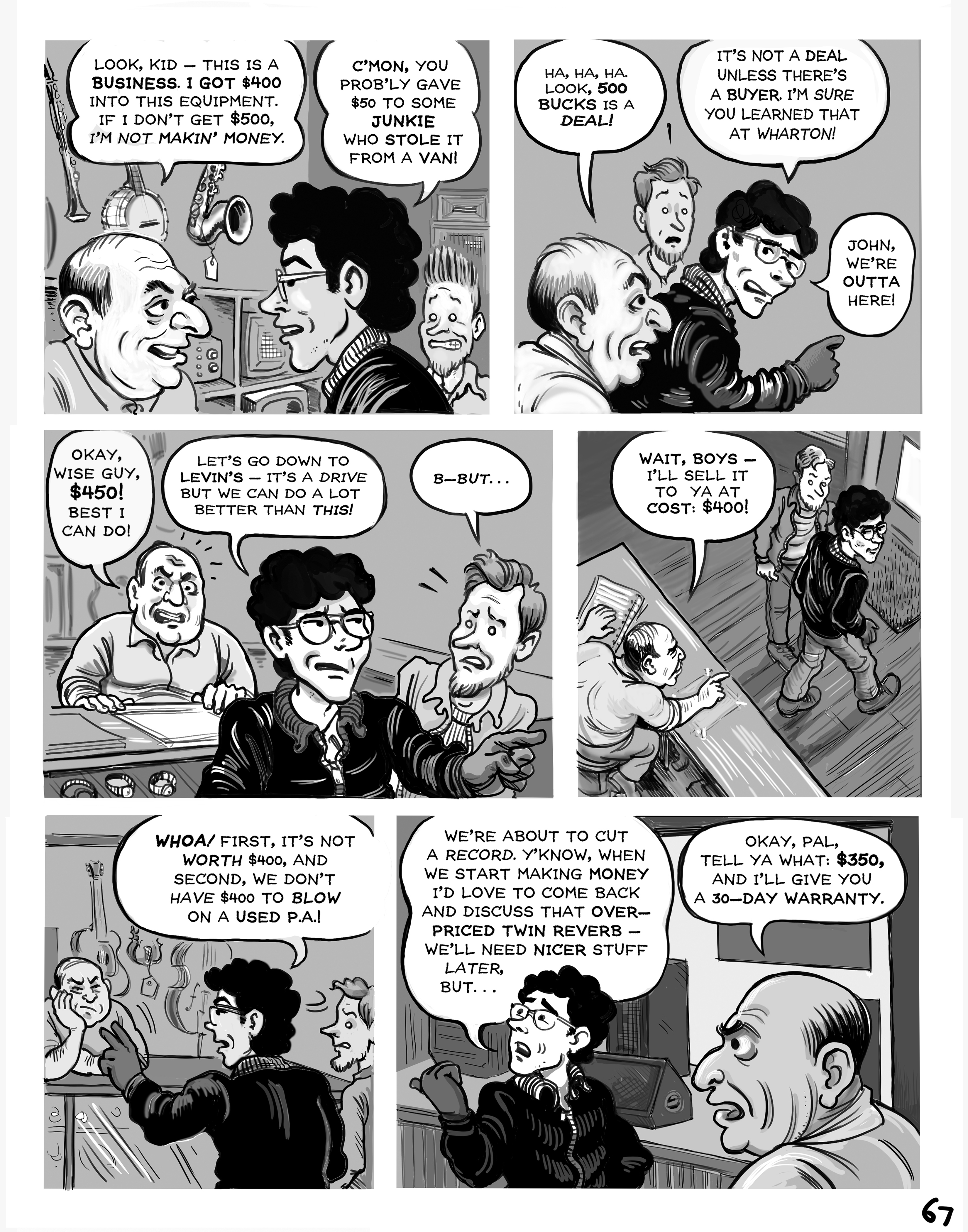 Graphic Novel Sneak Peek – Graphics by Chalk