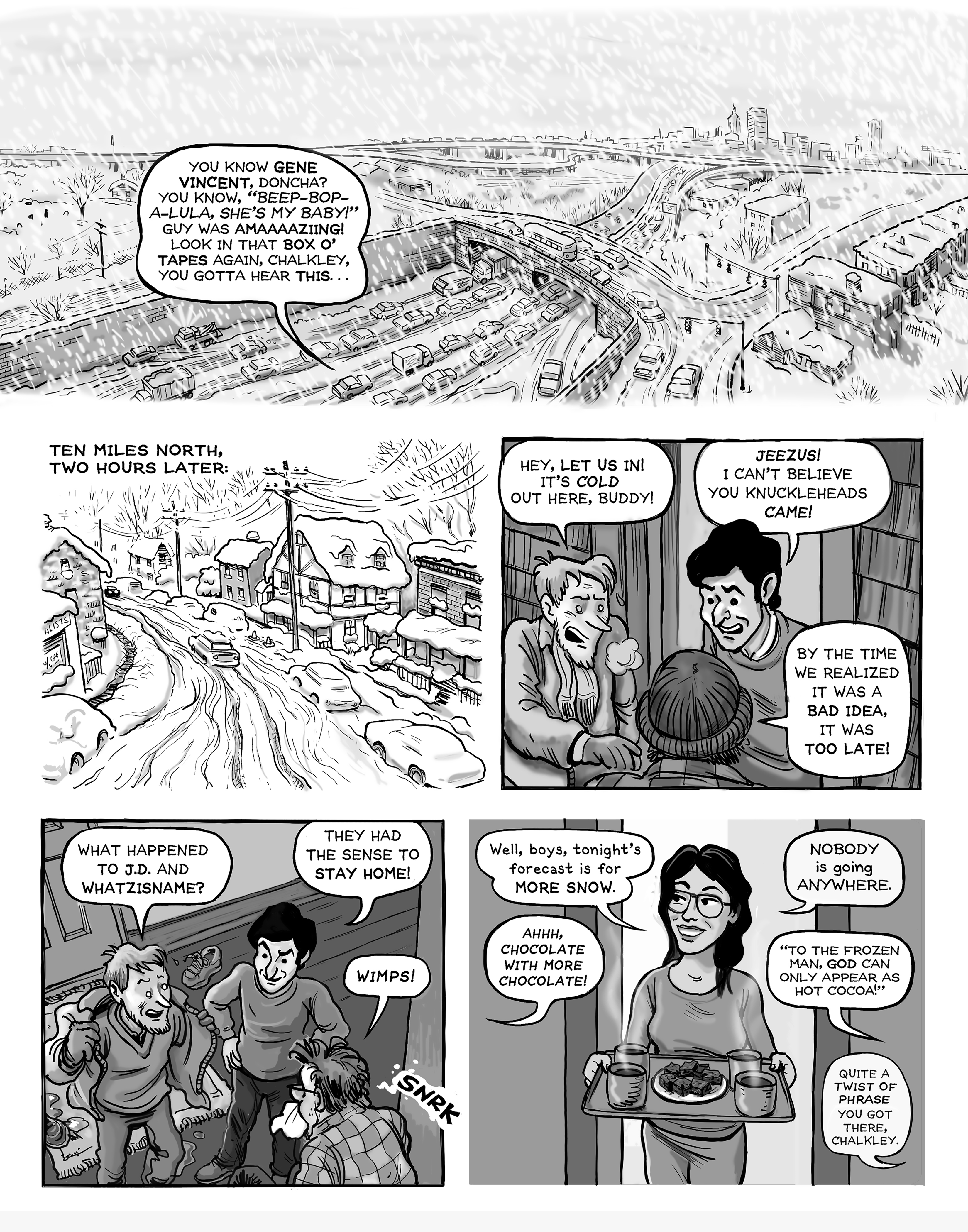 Graphic Novel Sneak Peek – Graphics by Chalk